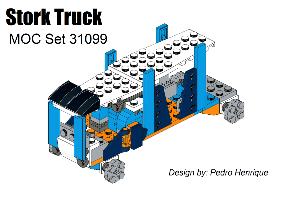 LEGO MOC Stork Truck - MOC 31099 by Pedro_Henrique | Rebrickable ...