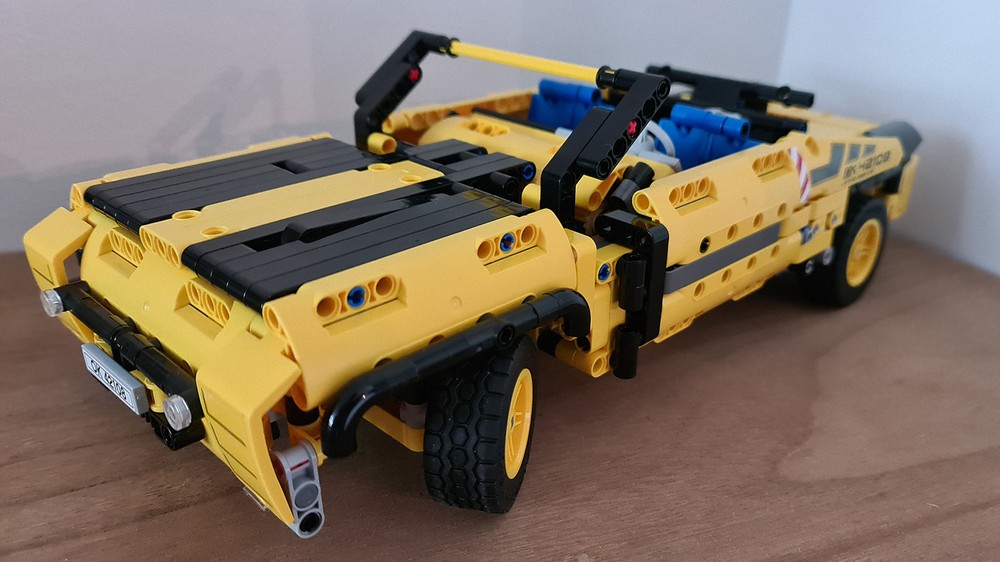 Lego Moc Cabrio Limousine By Elnabre Rebrickable Build With Lego
