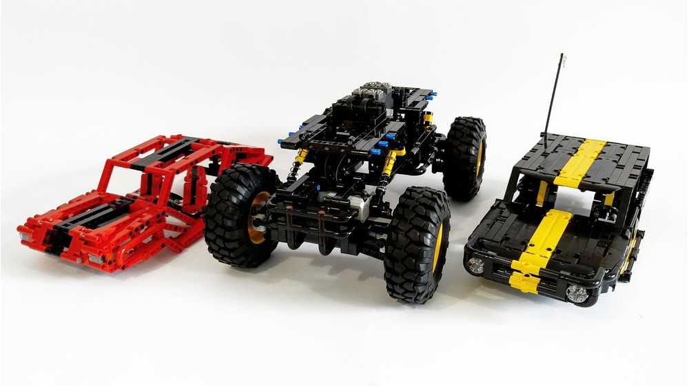 LEGO MOC Rock Crawler "Hornet" 4x4 RC by keymaker | Rebrickable - Build ...