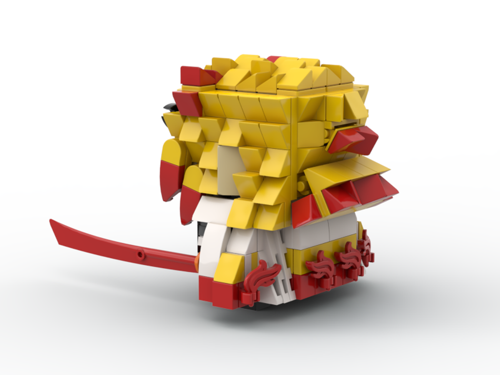 LEGO MOC Rengoku Kyojiro 杏壽郎 Brickheadz by legomania_josh | Rebrickable ...