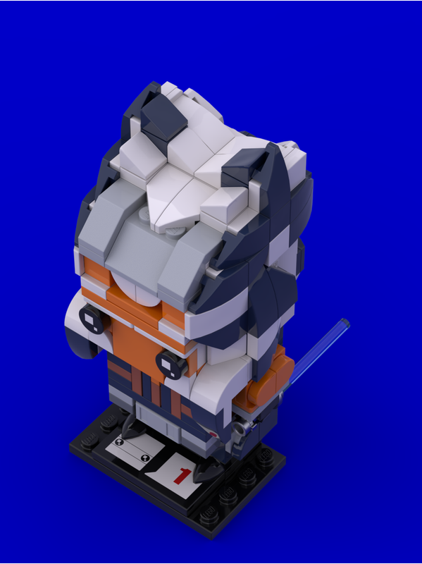 LEGO MOC Ashoka Tano in BrickHeadz style by Geminy227 | Rebrickable ...