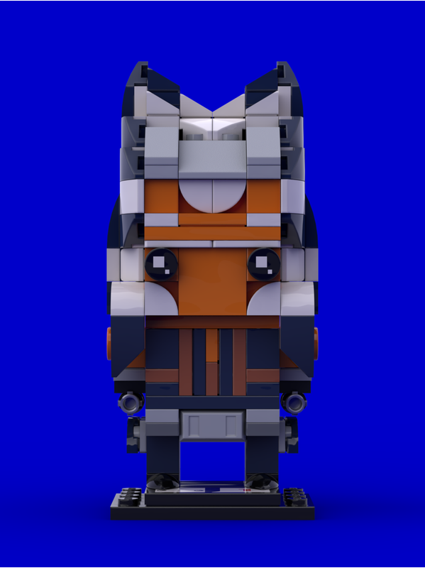 LEGO MOC Ashoka Tano in BrickHeadz style by Geminy227 | Rebrickable ...