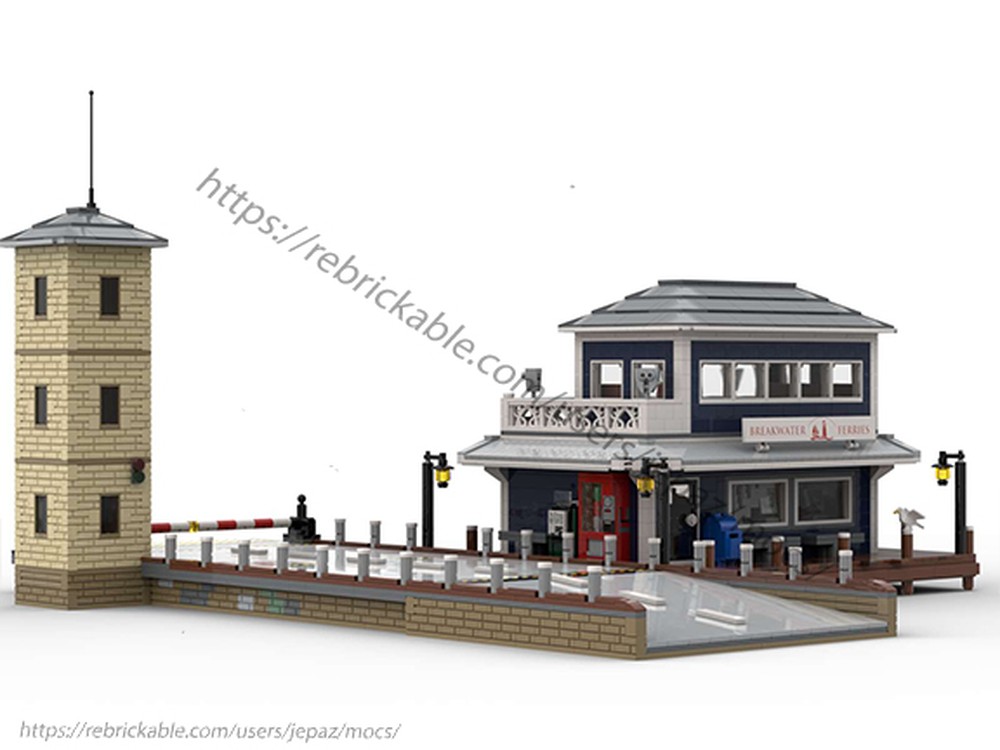 LEGO MOC Breakwater Ferries by jepaz | Rebrickable - Build with LEGO