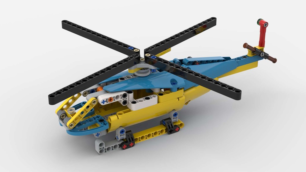 LEGO MOC helicopter by MaverickBrick | Rebrickable - Build with LEGO