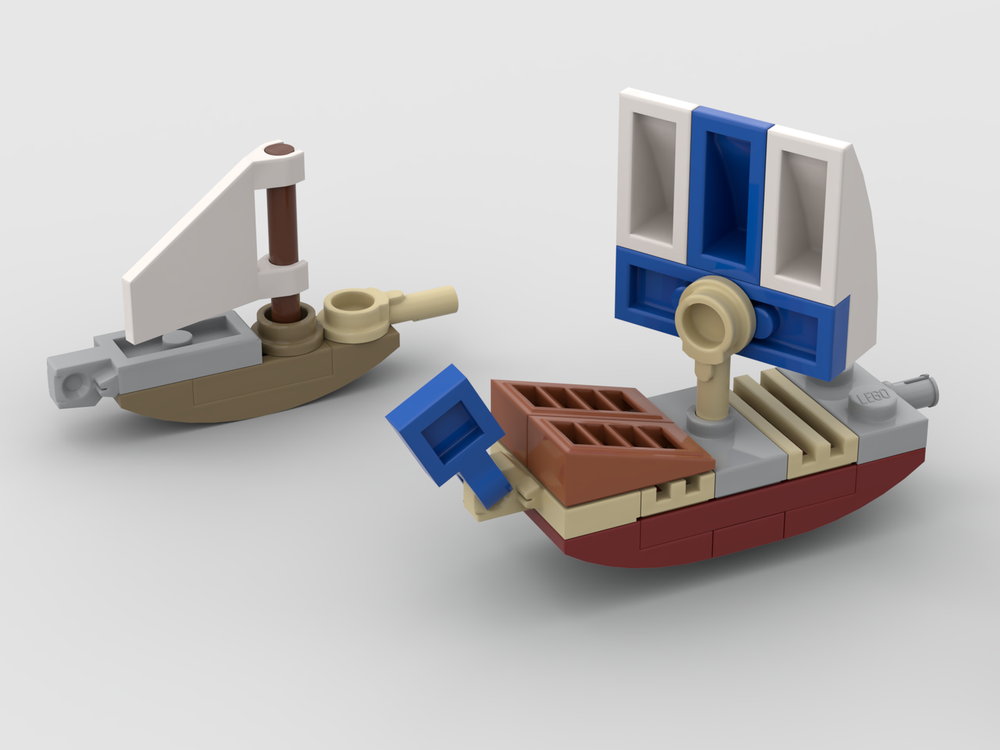 LEGO MOC Mini sailing ships (trading fleet) by aquir | Rebrickable ...