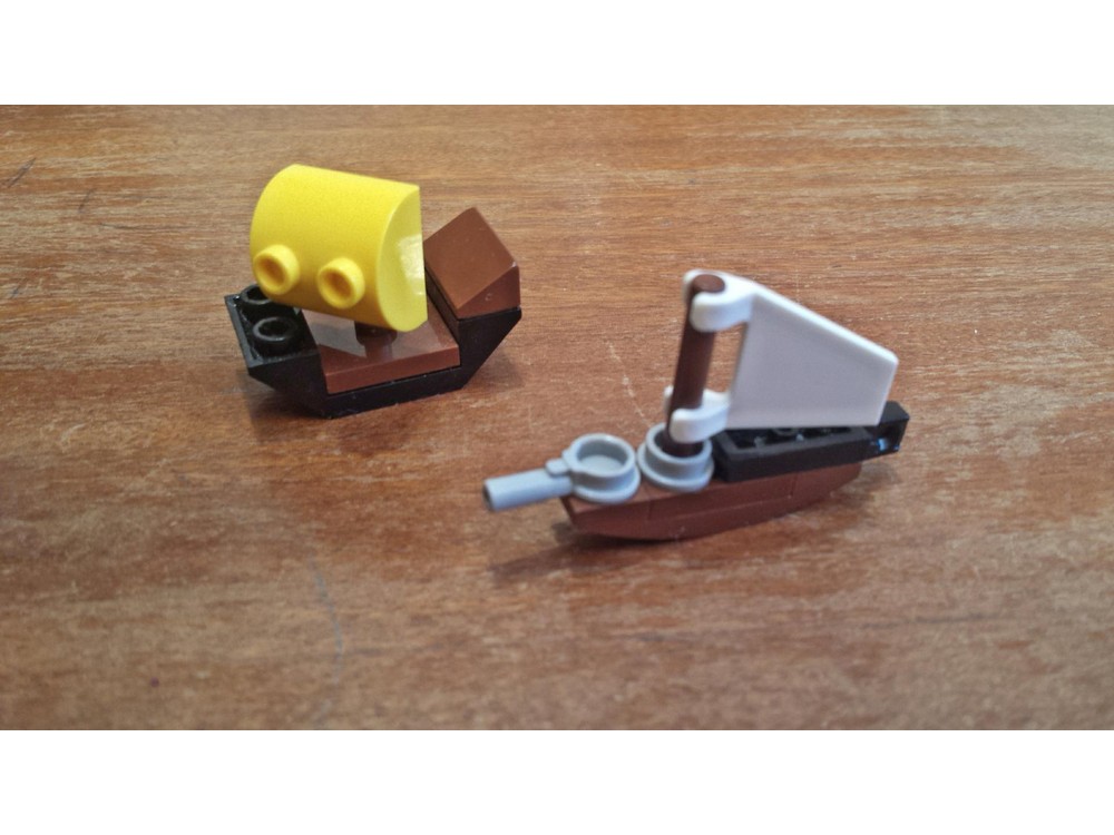 LEGO MOC Mini sailing ships (trading fleet) by aquir | Rebrickable ...