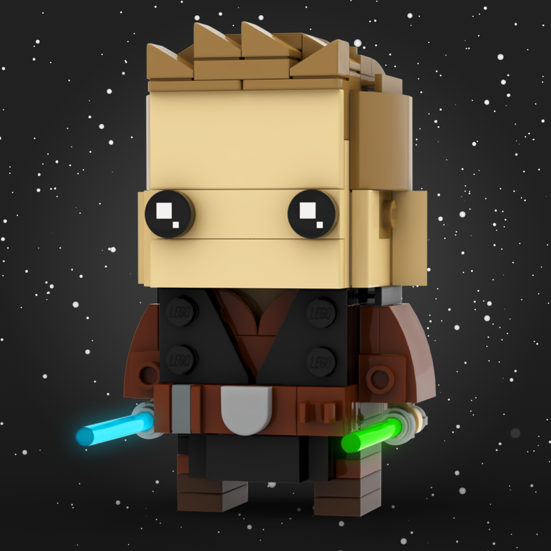 LEGO MOC Anakin Skywalker (Episode II) BrickHeadz by Stormythos ...