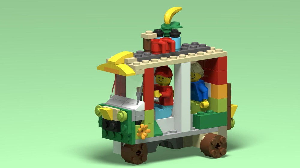 LEGO MOC BYGGLEK Tuk Tuk by mattking4 | Rebrickable - Build with LEGO