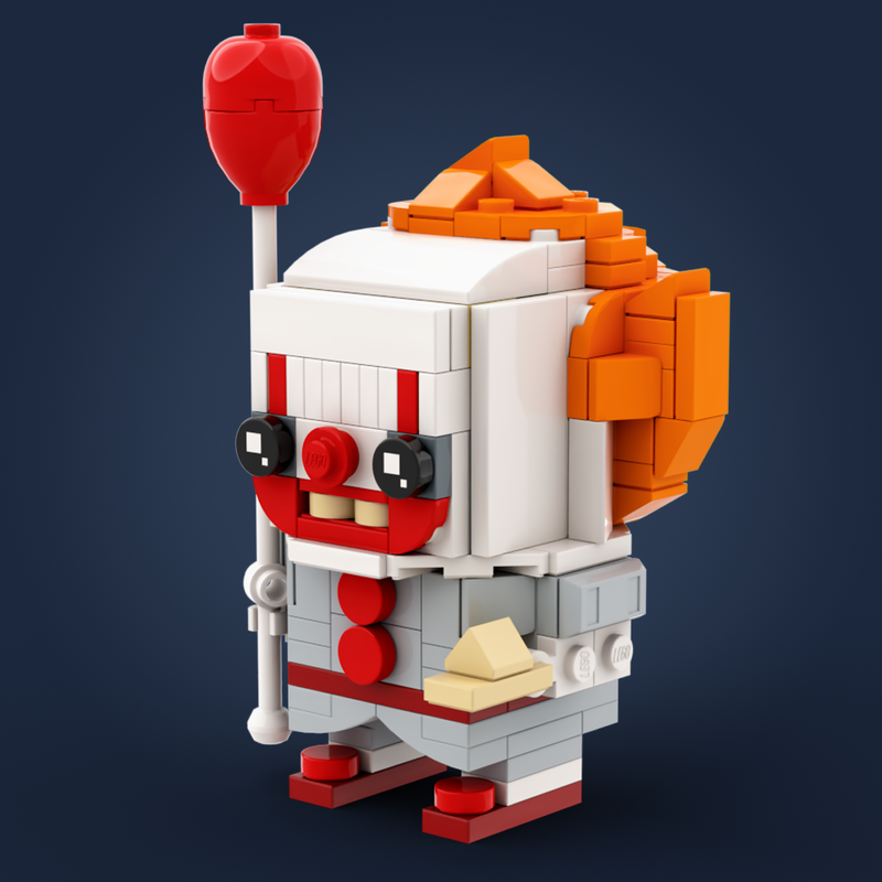 LEGO MOC Pennywise BrickHeadz by Stormythos | Rebrickable - Build with LEGO
