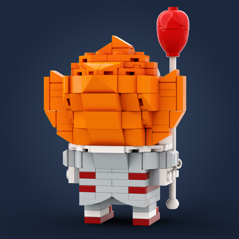 LEGO MOC Pennywise BrickHeadz by Stormythos | Rebrickable - Build with LEGO