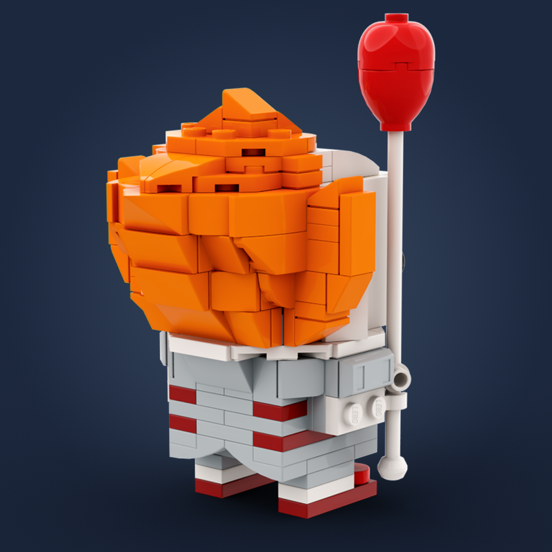 LEGO MOC Pennywise BrickHeadz by Stormythos | Rebrickable - Build with LEGO