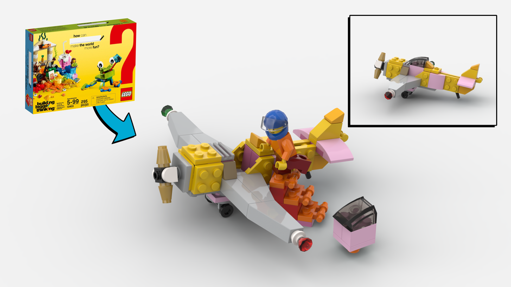 LEGO MOC 10403 Airplanes Part 2 - Stunt Plane by sebbl | Rebrickable ...