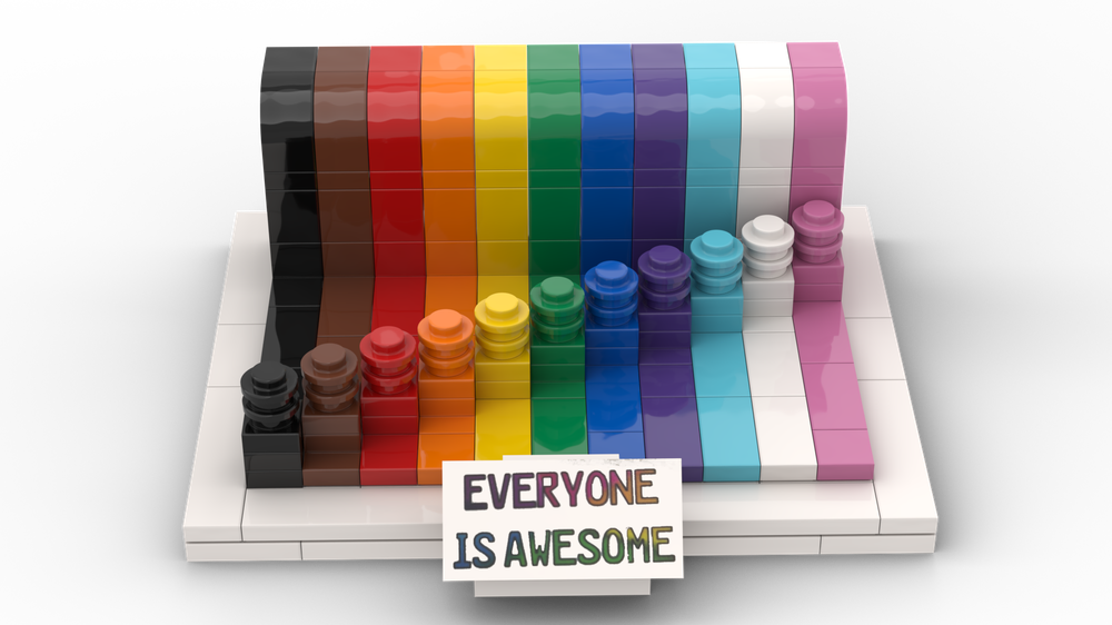 LEGO MOC Microscale "Everyone is awesome" by Pabst Creations ...