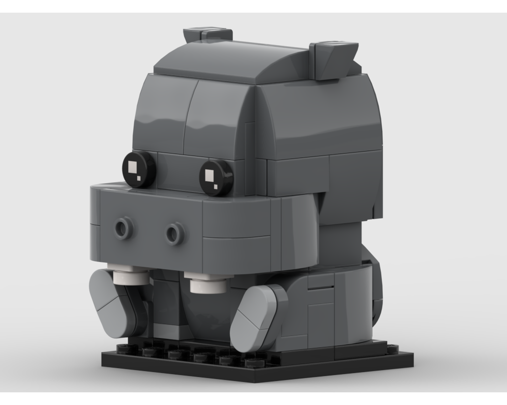 LEGO MOC Hippo by Hiddenface | Rebrickable - Build with LEGO