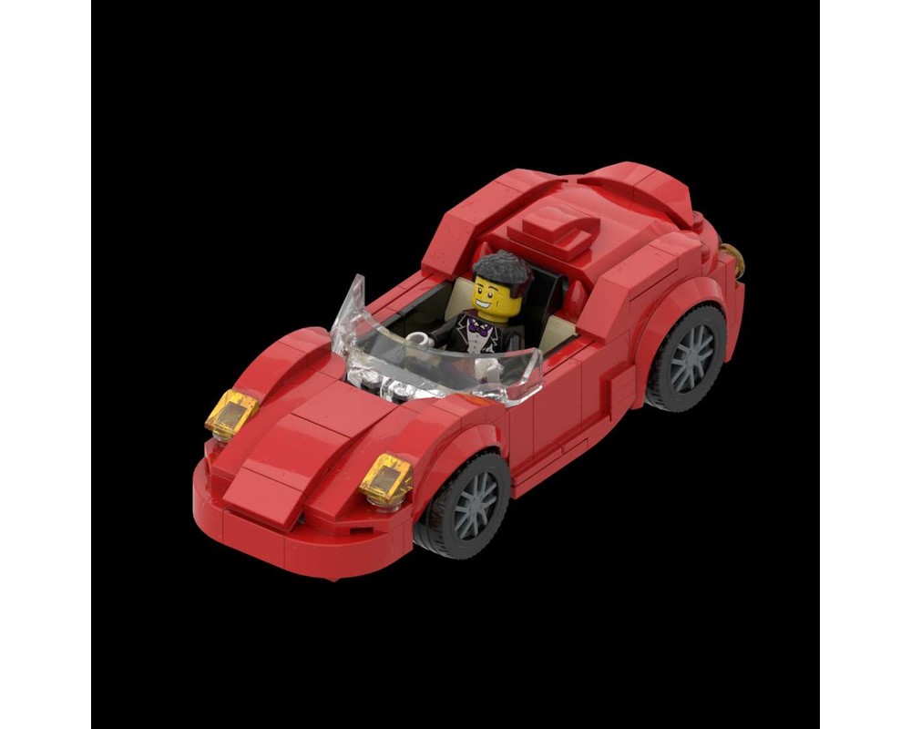 LEGO MOC Red Sports Car by Basketcase02 | Rebrickable - Build with LEGO