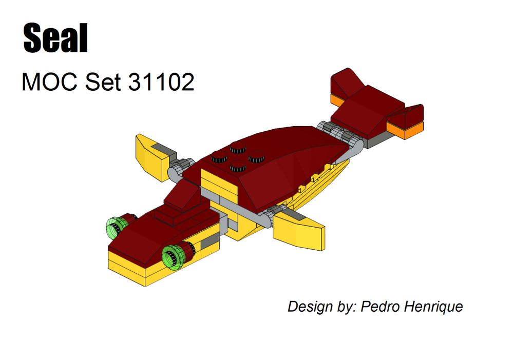Lego Moc Seal Moc 31102 By Pedrohenrique Rebrickable Build With Lego