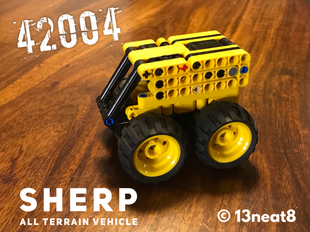 Lego Moc 42004 Sherp Atv By 13neat8 Rebrickable Build With Lego