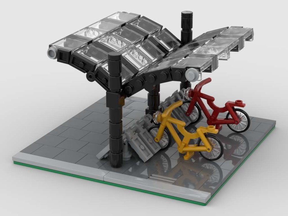 LEGO MOC Bicycle Storage by vanderlegofan | Rebrickable - Build with LEGO