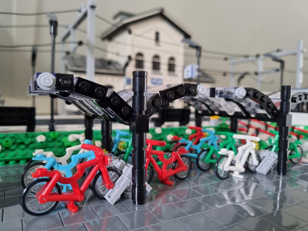 LEGO MOC Bicycle Storage by vanderlegofan | Rebrickable - Build with LEGO