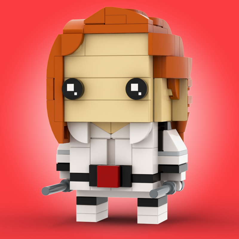 LEGO MOC Black Widow (Snow Suit) BrickHeadz by Stormythos | Rebrickable ...