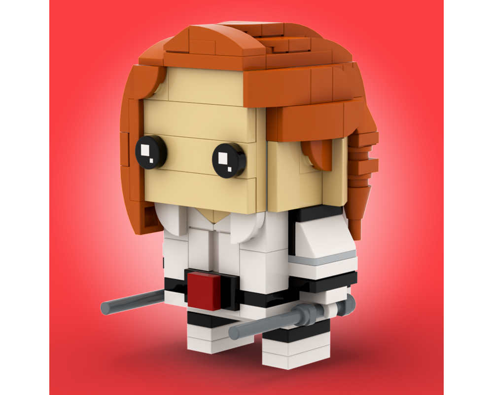 LEGO MOC Black Widow (Snow Suit) BrickHeadz by Stormythos | Rebrickable ...