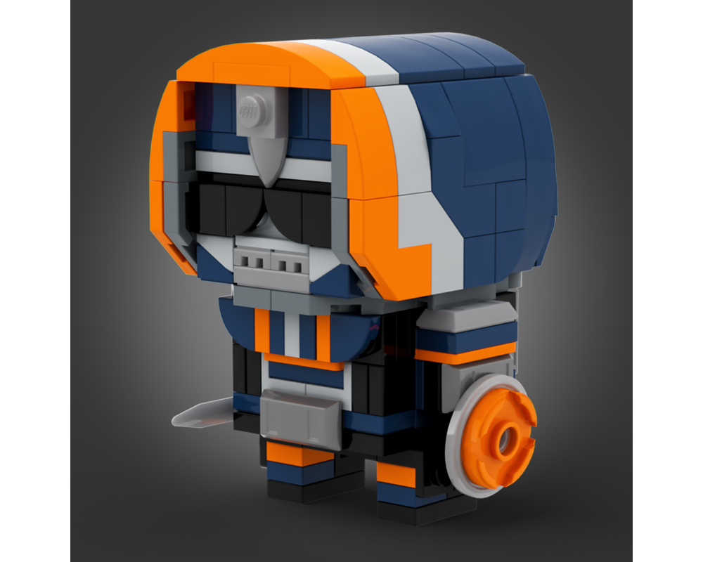 LEGO MOC Taskmaster BrickHeadz by Stormythos | Rebrickable - Build with ...