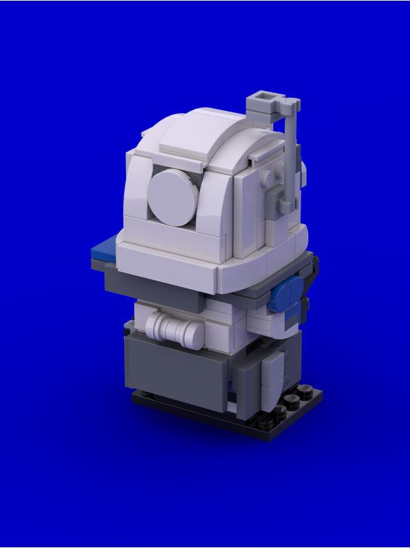 LEGO MOC Capitaine Rex in BrickHeadz style by Geminy227 | Rebrickable ...
