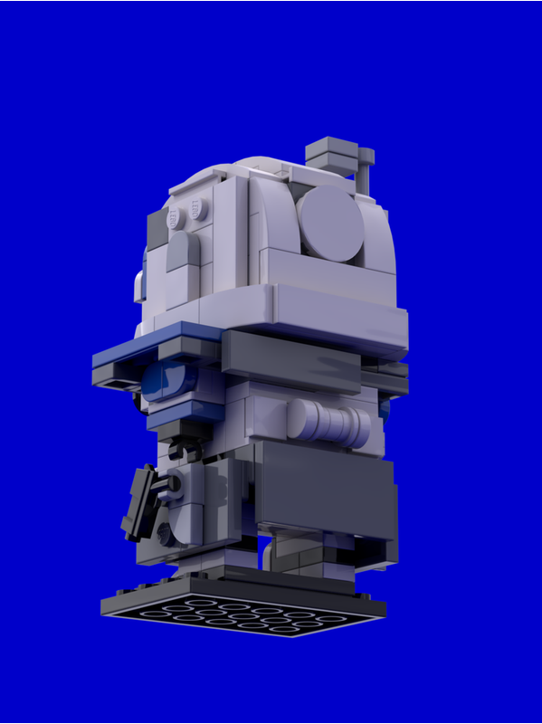 LEGO MOC Capitaine Rex in BrickHeadz style by Geminy227 | Rebrickable ...