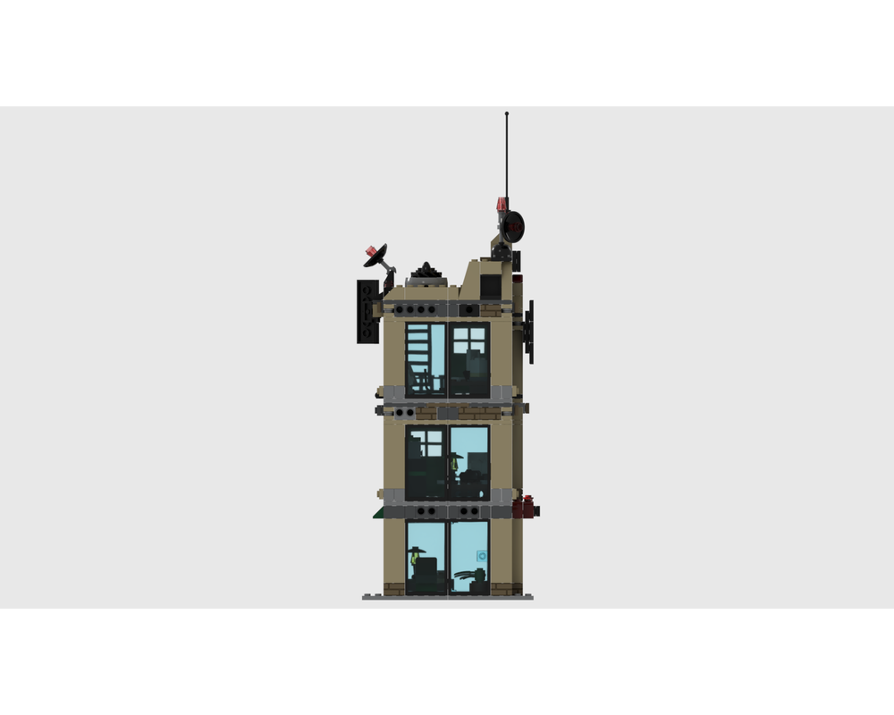 LEGO MOC Small Daily Bugle by arturomoncadatorres | Rebrickable - Build ...
