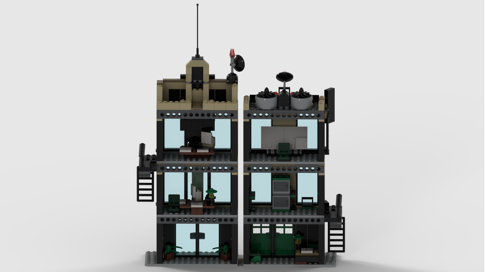 LEGO MOC Small Daily Bugle by arturomoncadatorres | Rebrickable - Build ...