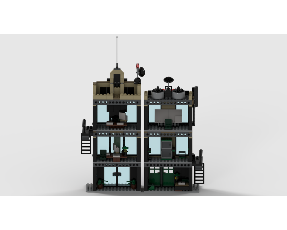 LEGO MOC Small Daily Bugle by arturomoncadatorres | Rebrickable - Build ...