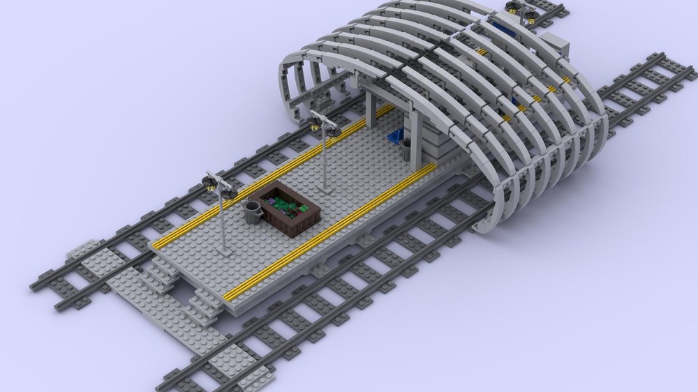 LEGO MOC-83223 Small modern train station by ProKuma | Rebrickable ...