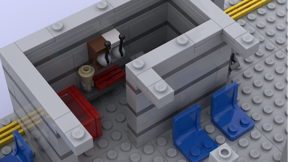 LEGO MOC Small modern train station by ProKuma | Rebrickable - Build ...