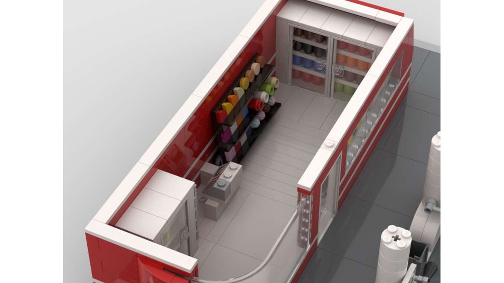 LEGO MOC Gas Station Modular by Legodudelol9a | Rebrickable - Build ...