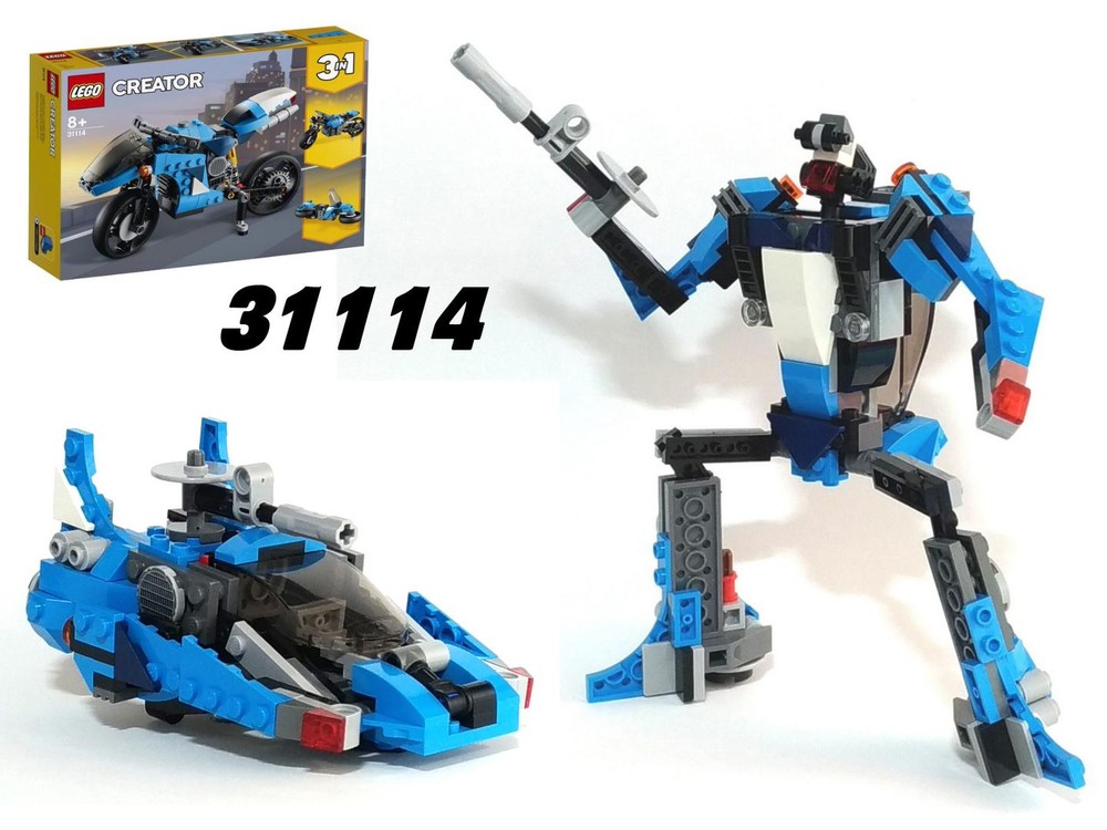 LEGO MOC Transformer Speedboat from LEGO Creator 31114: Superbike by ...