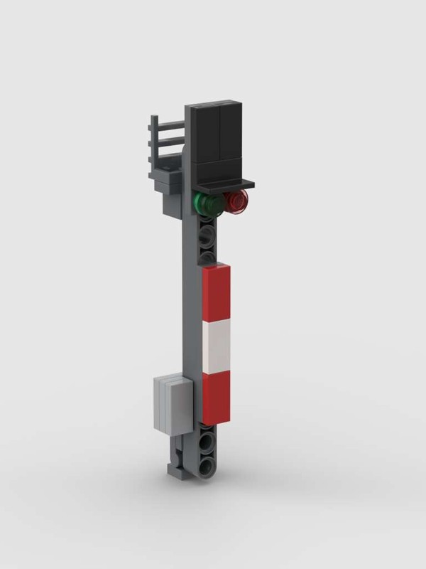 LEGO MOC Eisenbahn Signal Blocksignal Hauptsignal Bahnhof railway ...