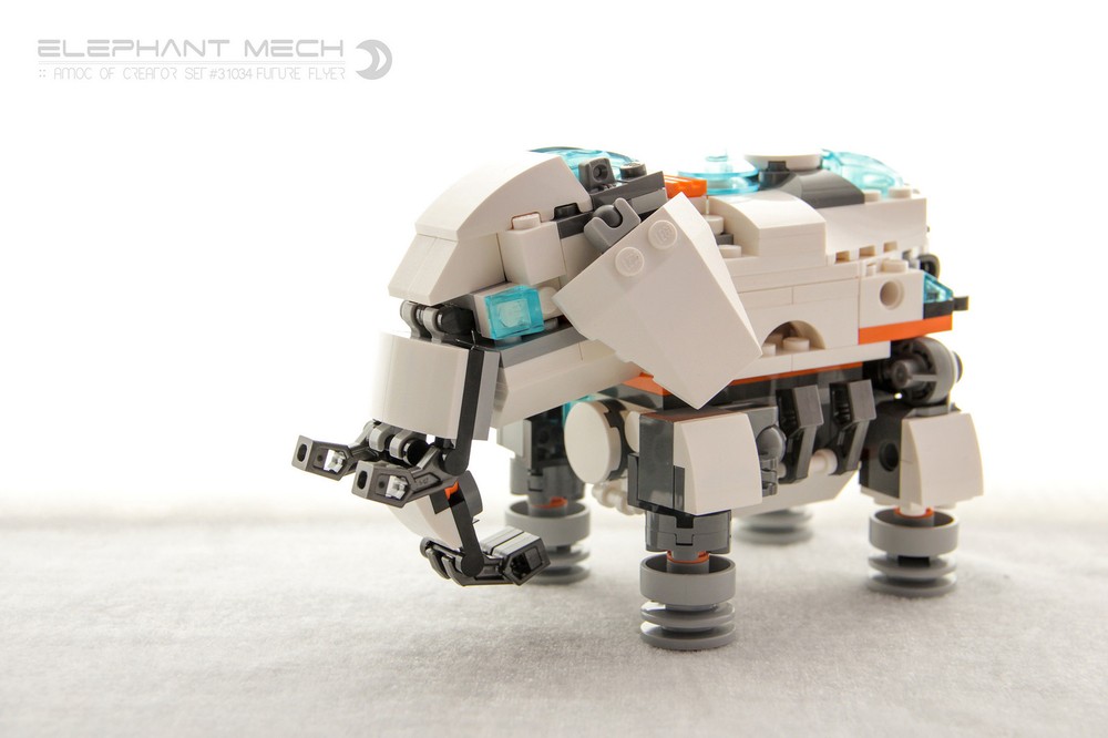 LEGO MOC Elephant Mech by dvdliu | Rebrickable - Build with LEGO