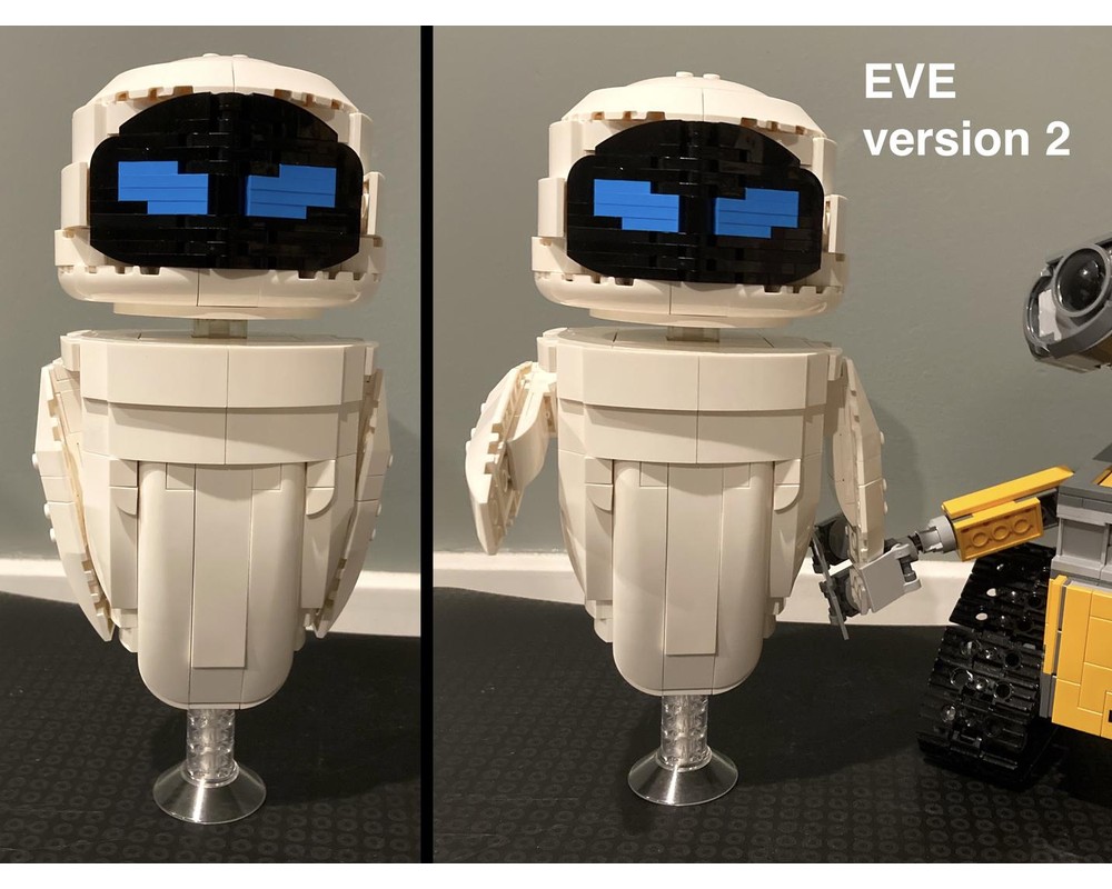 LEGO MOC EVE from WALL-E - Lego Ideas Scale by tmtomh | Rebrickable ...