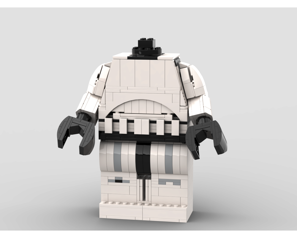 LEGO MOC Maxifigure stand for LEGO Storm trooper helmet by BrickWilder ...