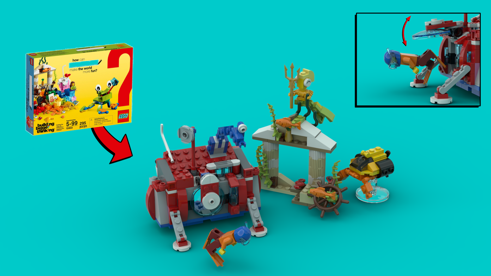 LEGO MOC 10403 Atlantis Research Base w. working Door by sebbl ...