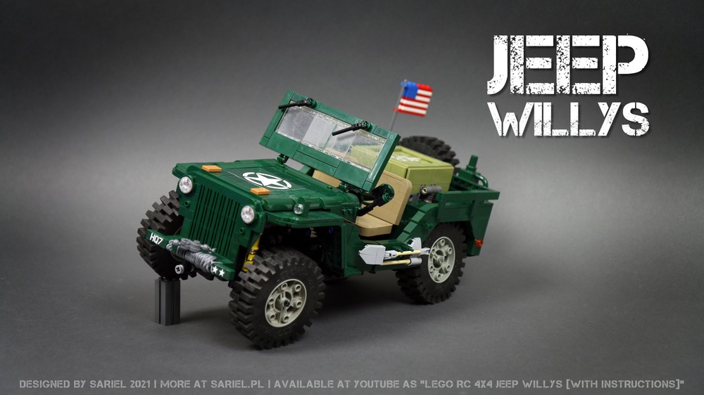 LEGO MOC 4x4 RC Jeep Willys by Sariel | Rebrickable - Build with LEGO