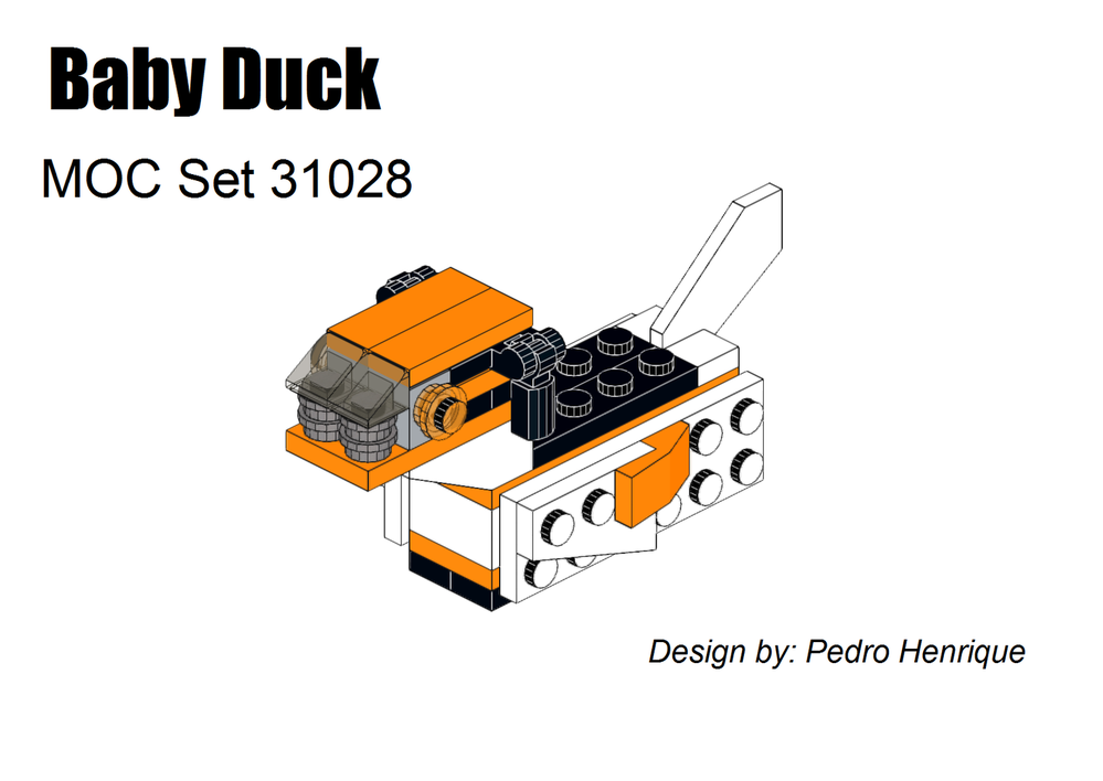 LEGO MOC Baby Duck - MOC 31028 by Pedro_Henrique | Rebrickable - Build ...