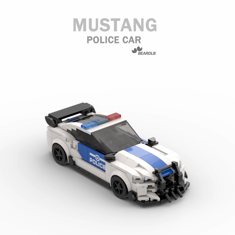 LEGO MOC speed champions mustang police car by beardLB | Rebrickable ...