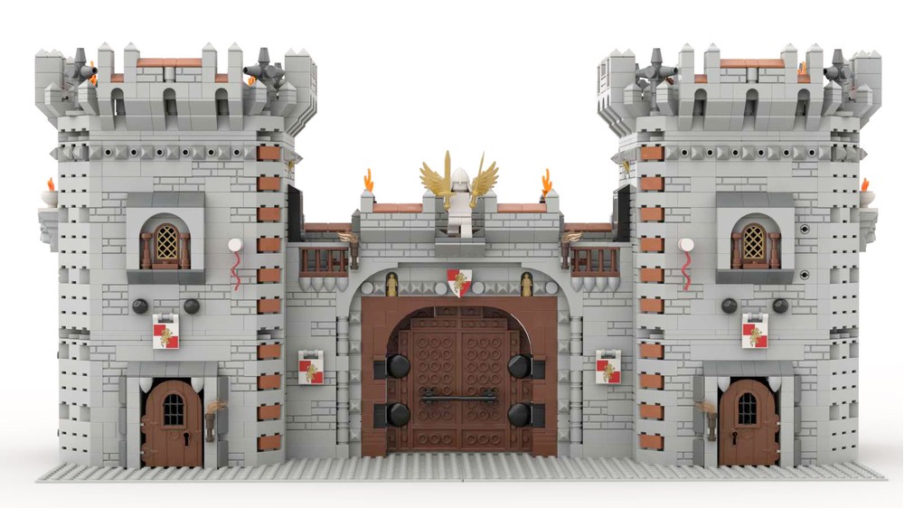 LEGO MOC Medieval Castle Gate by LegoBricking | Rebrickable - Build ...