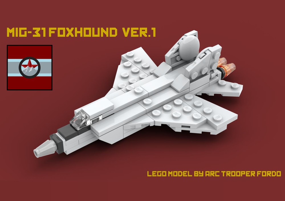 LEGO MOC MiG-31 / MiG 31 Foxhound [Ver1.] by ARC Convoy Model Works ...