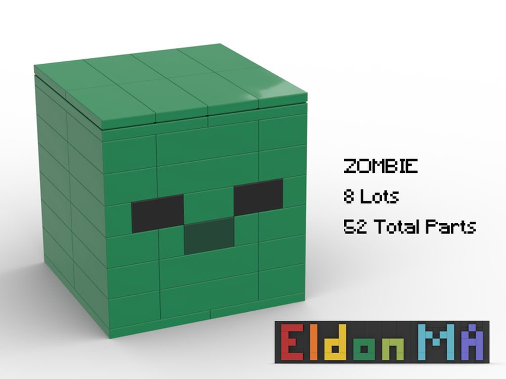 LEGO MOC-83500 Zombie by Max Subtle Creations | Rebrickable - Build ...