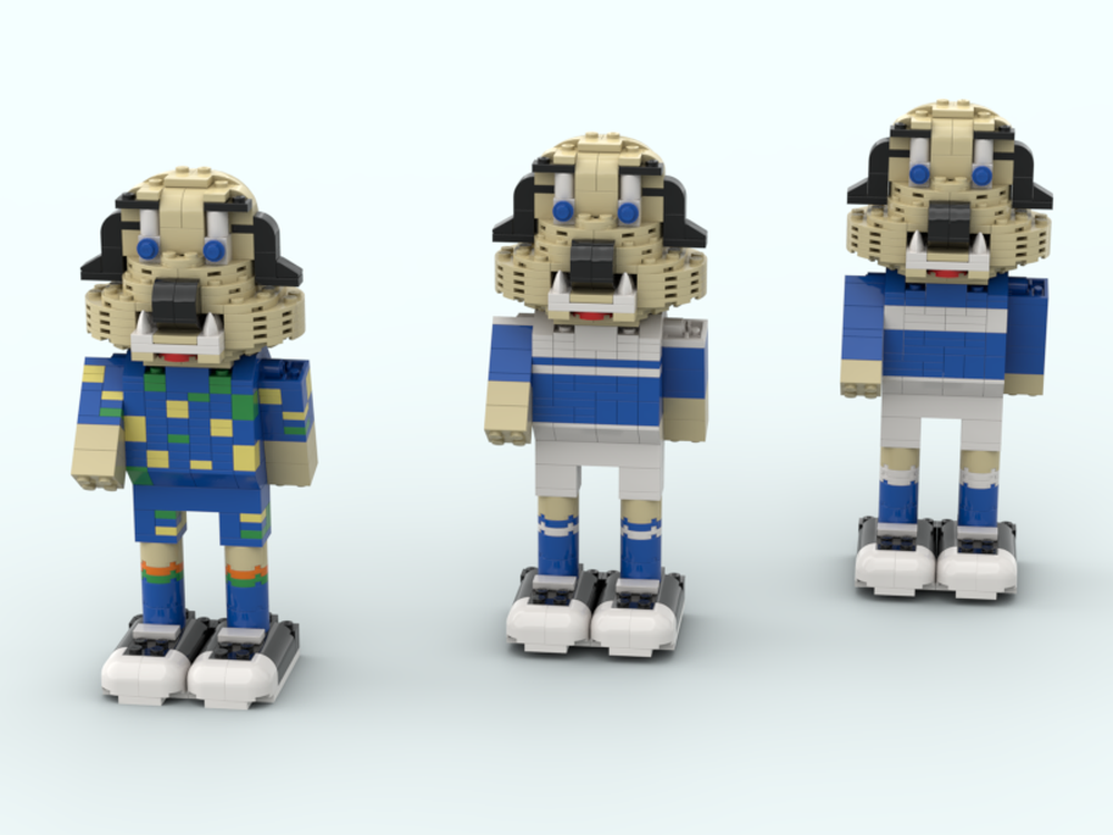 LEGO MOC Beau Brummie in more Home Kits, Birmingham City Football Club ...