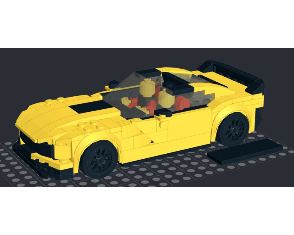 LEGO MOC Corvette C7 Z06 - 8 Stud by sammclean624 | Rebrickable - Build ...
