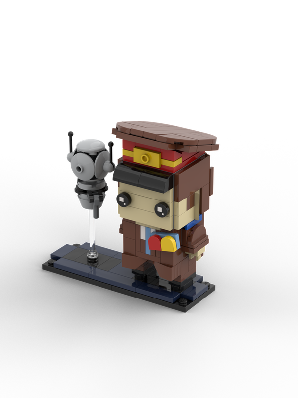 LEGO MOC-83564 Youri Gagarine in BrickHeadz style by Geminy227 ...