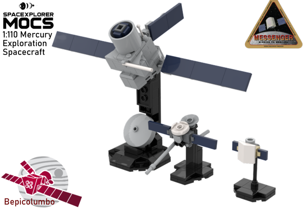 LEGO MOC 1:110 Mercury Exploration Spacecraft by SpaceXplorer MOCs ...